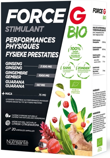 Force G Stimulant Bio Amp 20 - Forme - Energie