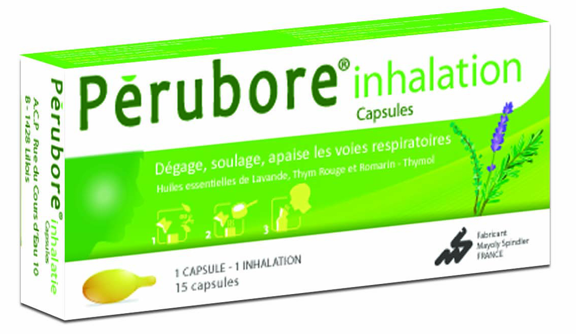 Perubore Inhalation 15 Capsules Huiles Essentielles - Respiration ...