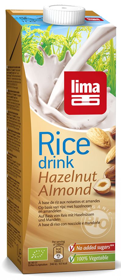 Lima Rice Drink Noisette-amande Bio 1l | Parapharmacie en ligne - Medi ...