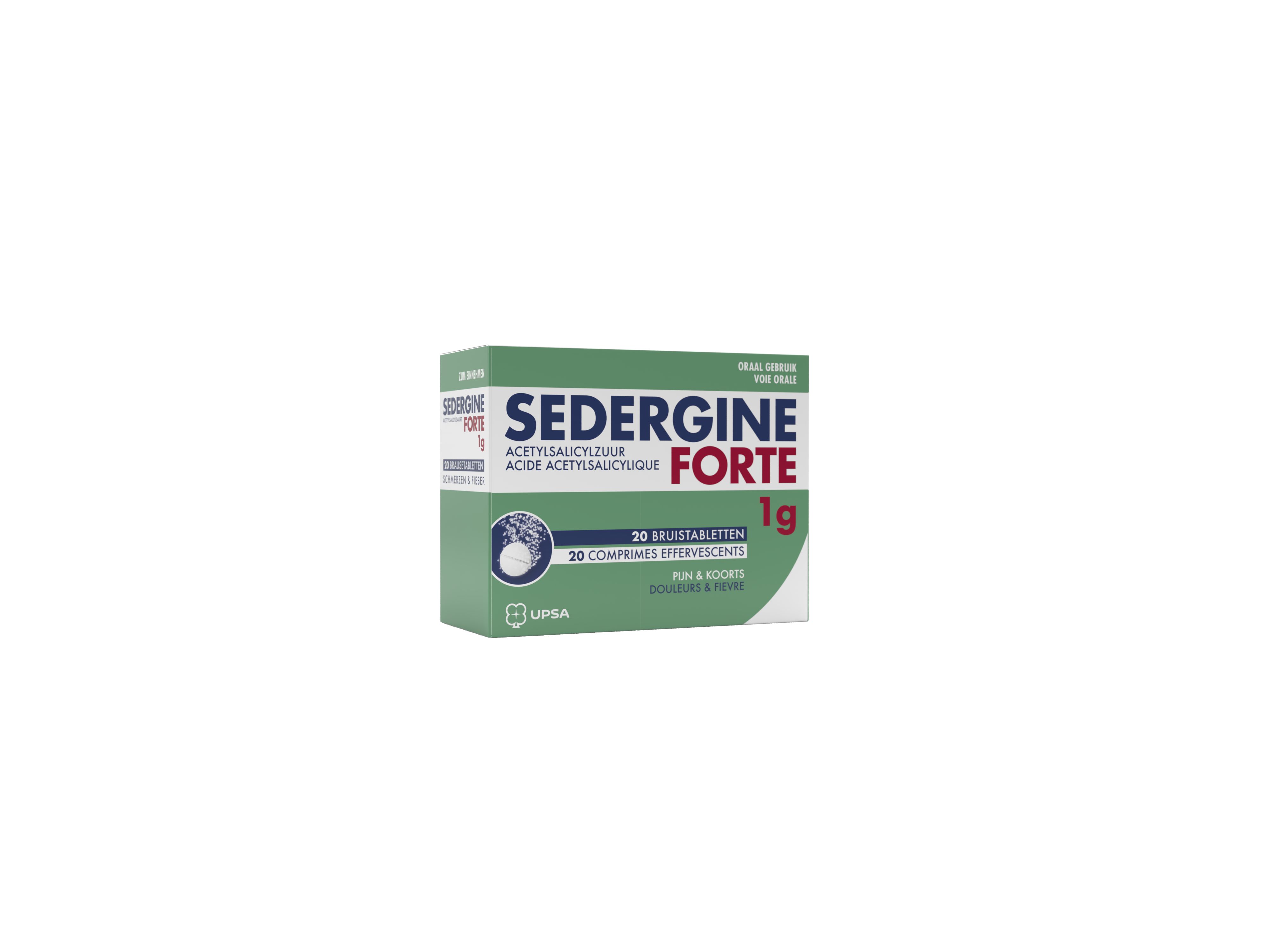 Sedergine Forte 20 Bruistabletten x 1g - Griep (curatief en preventief ...
