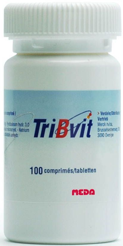 TriBvit 100 Comprimés - Vitamines B | Pharmacie en ligne - Medi-Market