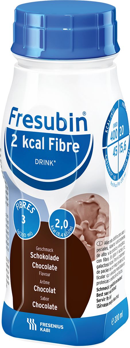 Fresubin 2kcal Fibre Drink Chocolat 4x200ml - Nutrition orale ...