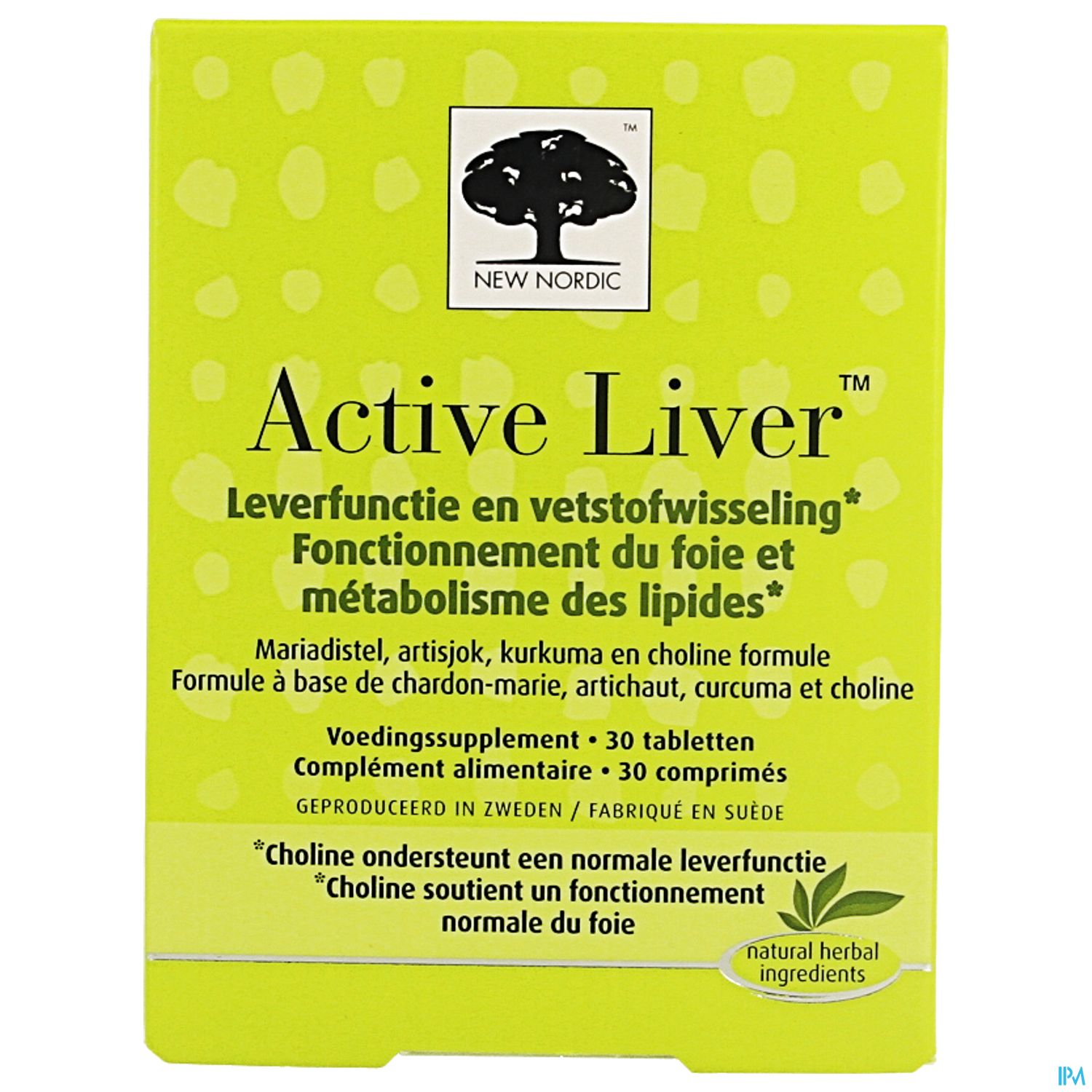 New Nordic Active Liver 30 Tabletten - Lever | Online apotheek - Medi ...