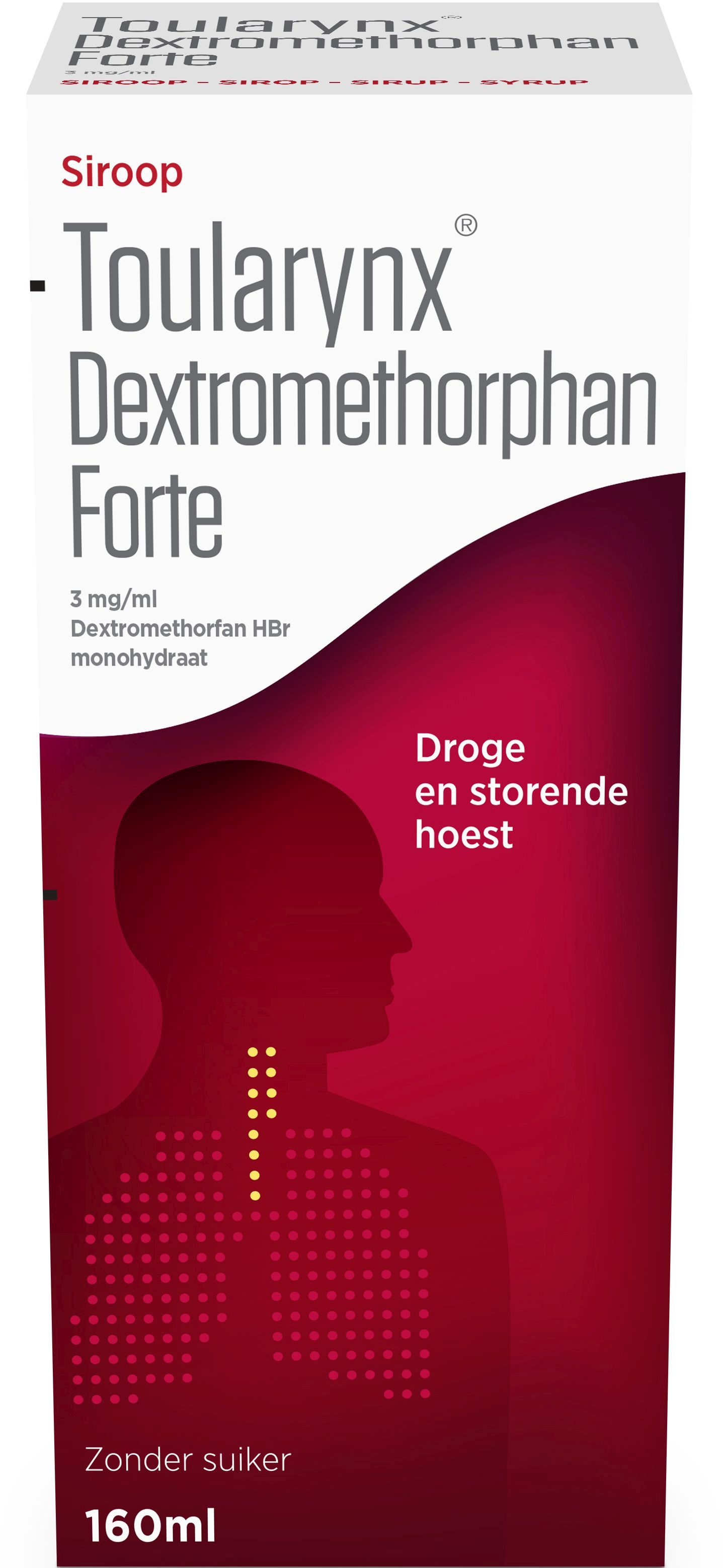 Toularynx Dextromethorfan Forte 3mg/ml Siroop 200ml - Droge hoest ...