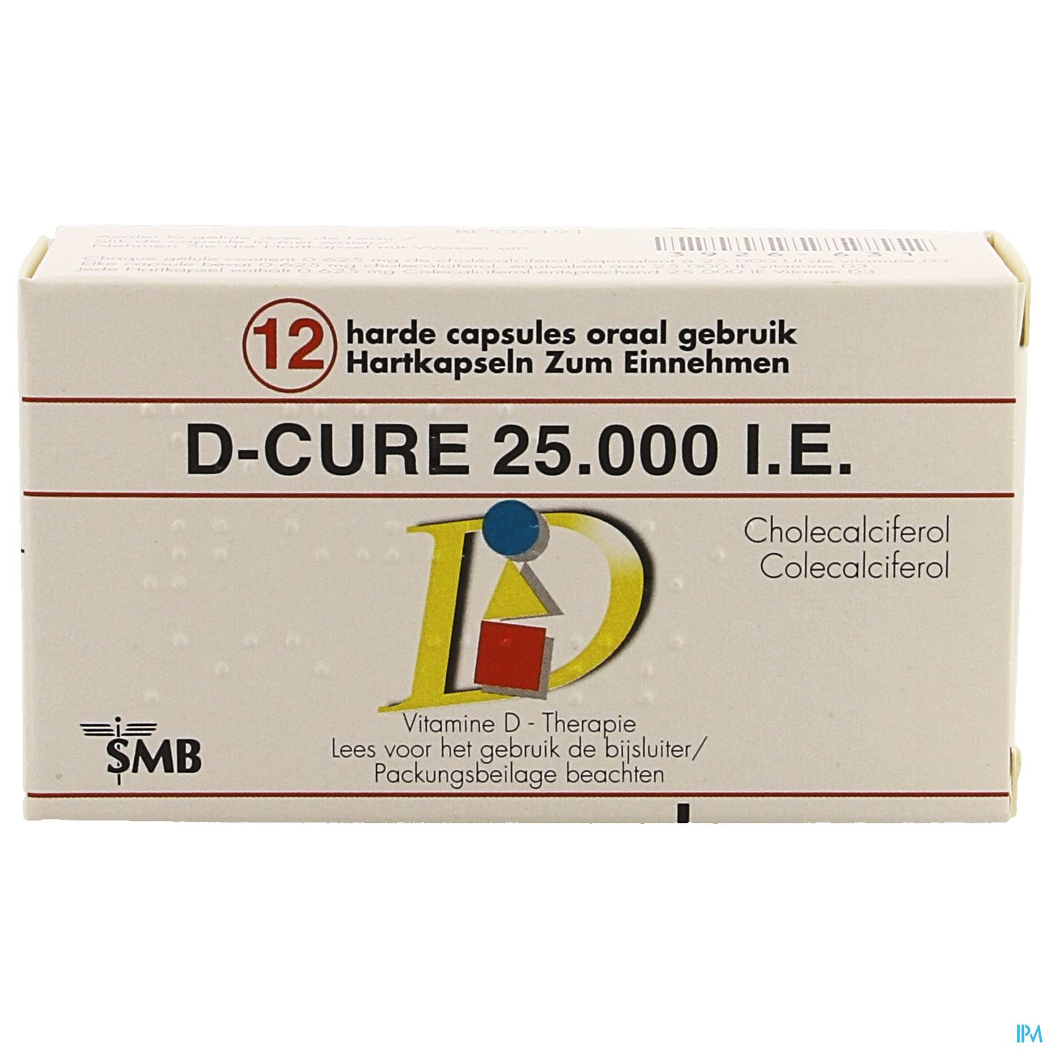 D-Cure 25000 UI 12 Capsules | Online apotheek - Medi-Market