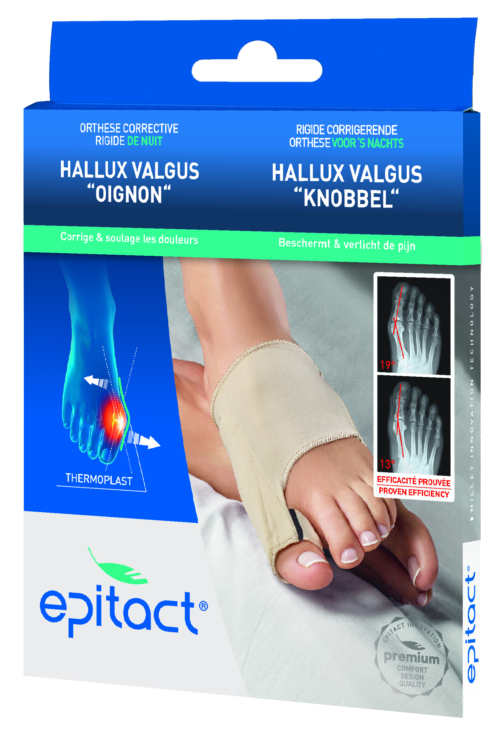 Epitact Orthese Corrective Nuit Hallux Valgus S - Jambe - Genou ...