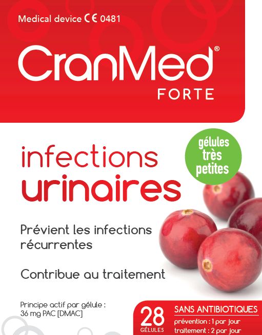 CranMed Forte 28 Capsules - Confort urinaire | Parapharmacie en ligne ...
