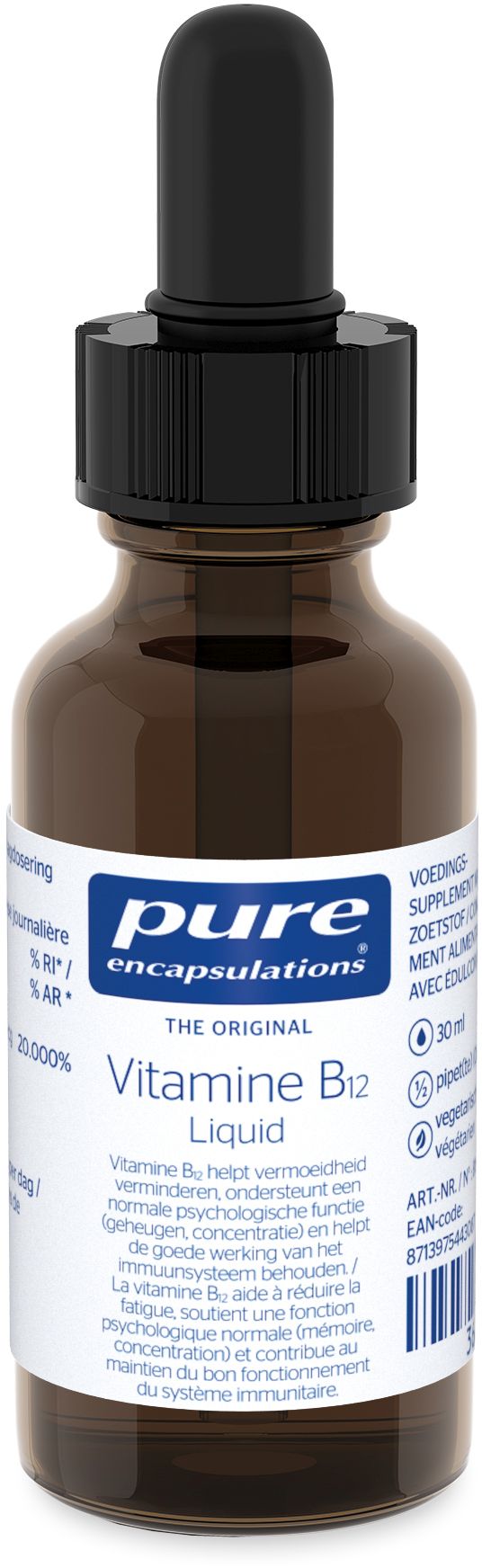 Pure Encapsulation Vitamine B12 Liquide 30ml - Vitamine B ...