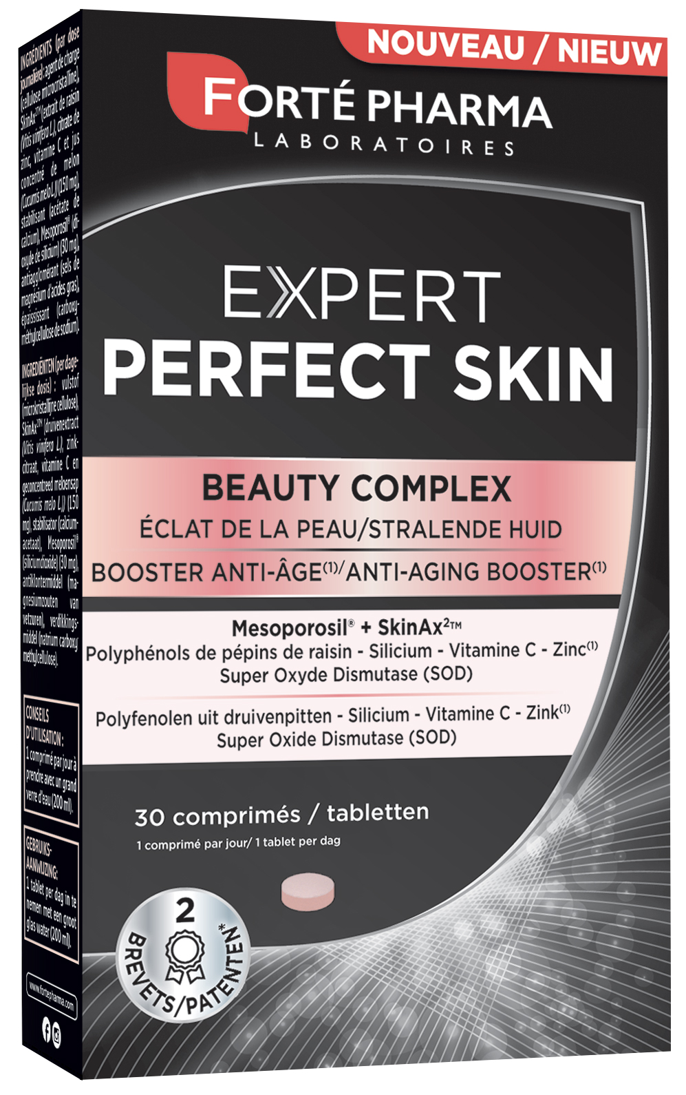 Forté Pharma Expert Perfect Skin Beauty Complex 30 Comprimés - Anti-âge ...