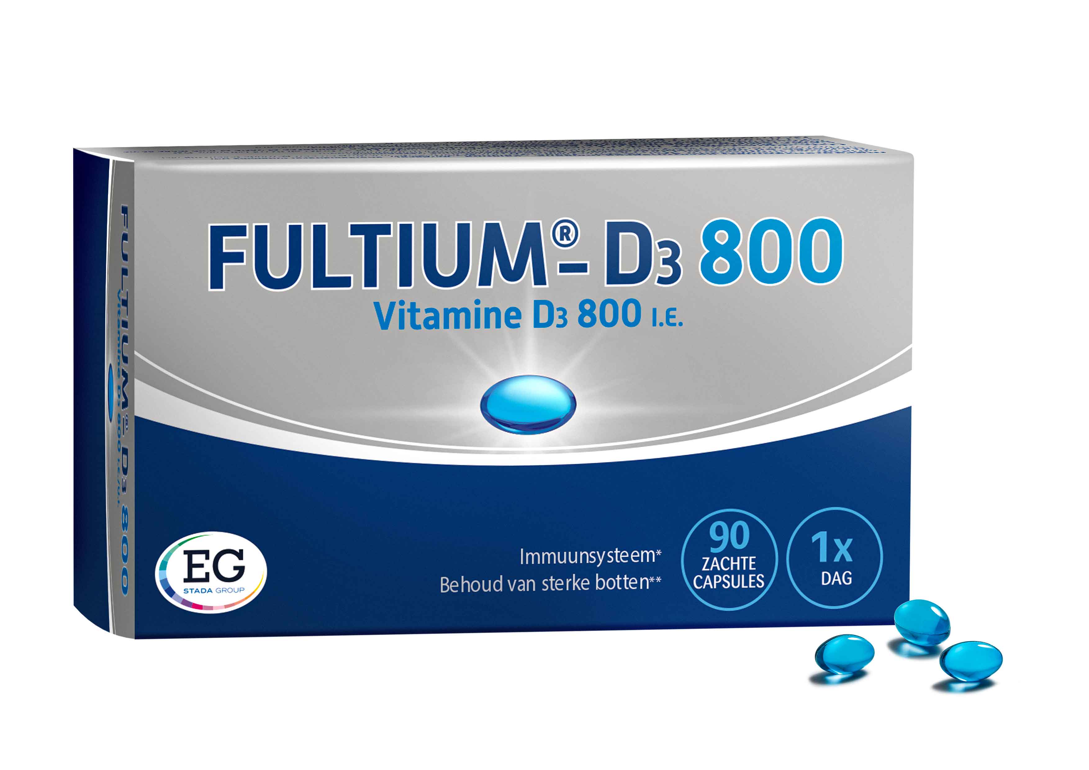 Fultium-D3 800 90 Capsules - Vitaminen D | Online parafarmacie - Medi ...