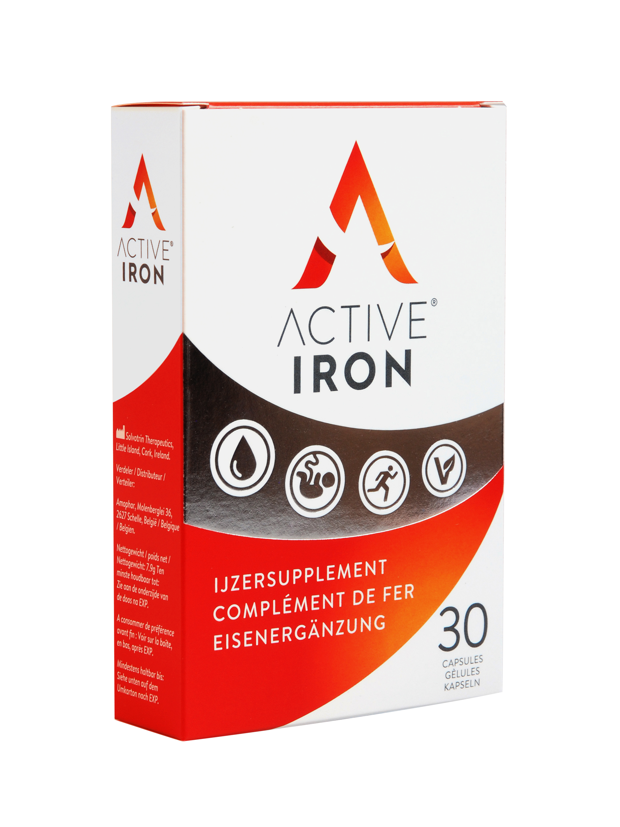 Active Iron 30 Capsules - Fer | Parapharmacie en ligne - Medi-Market