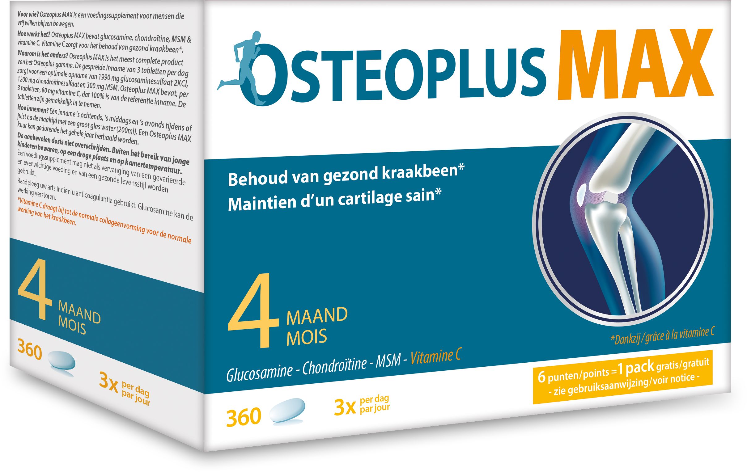 Osteoplus Max 4 Mois 360 Comprimés - Articulations | Parapharmacie en ...