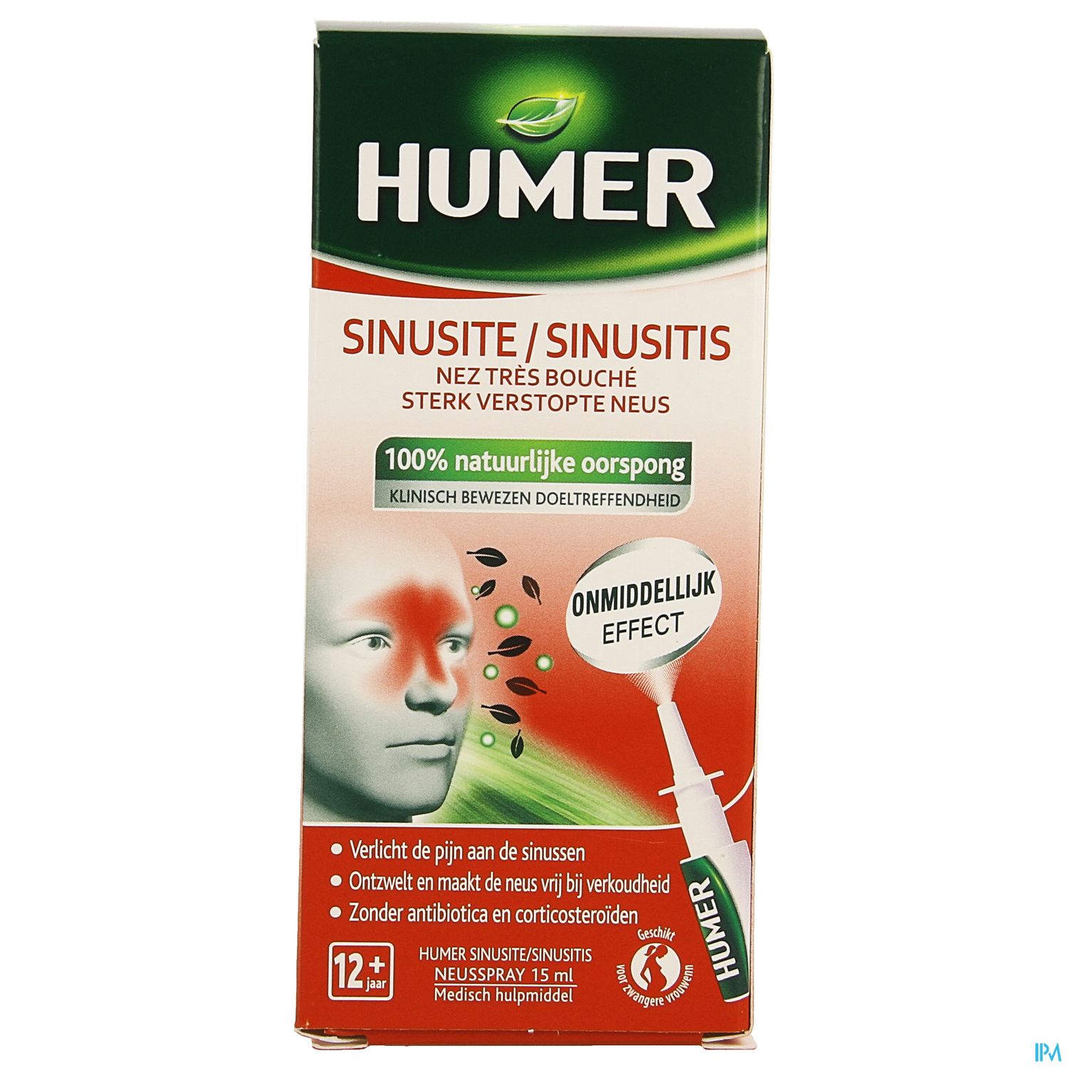 Humer Sinusite Spray Nasal 15ml - Respiration - Nez | Pharmacie en ...