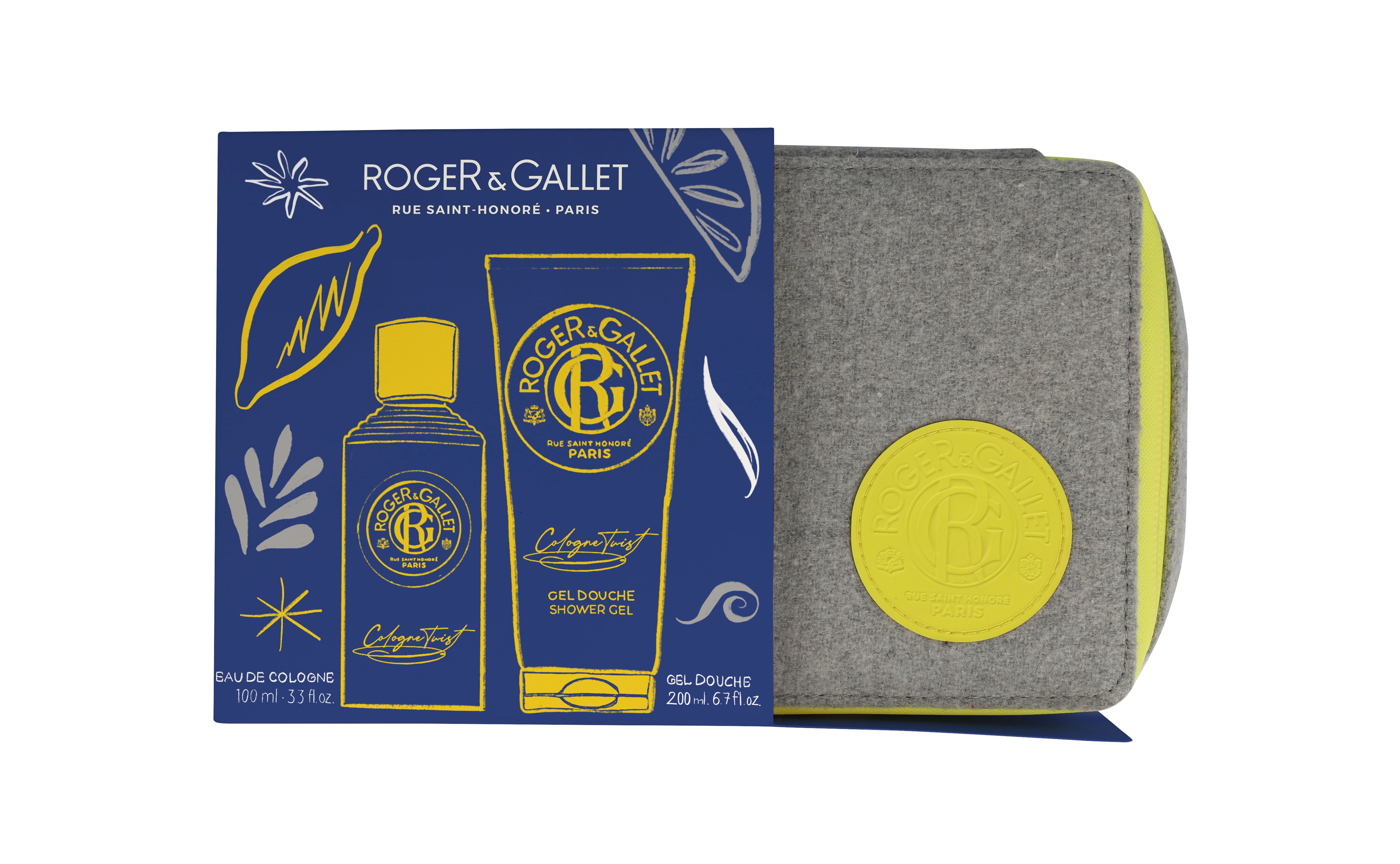 Roger&Gallet Kerstgeschenkdoos Men Cologne Twist 2 Producten - Bad ...