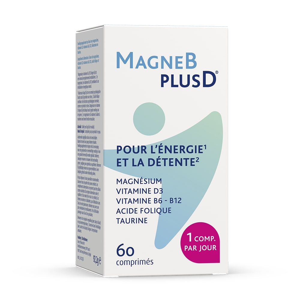 Magne B Plus D 60 Comprimés | Parapharmacie en ligne - Medi-Market