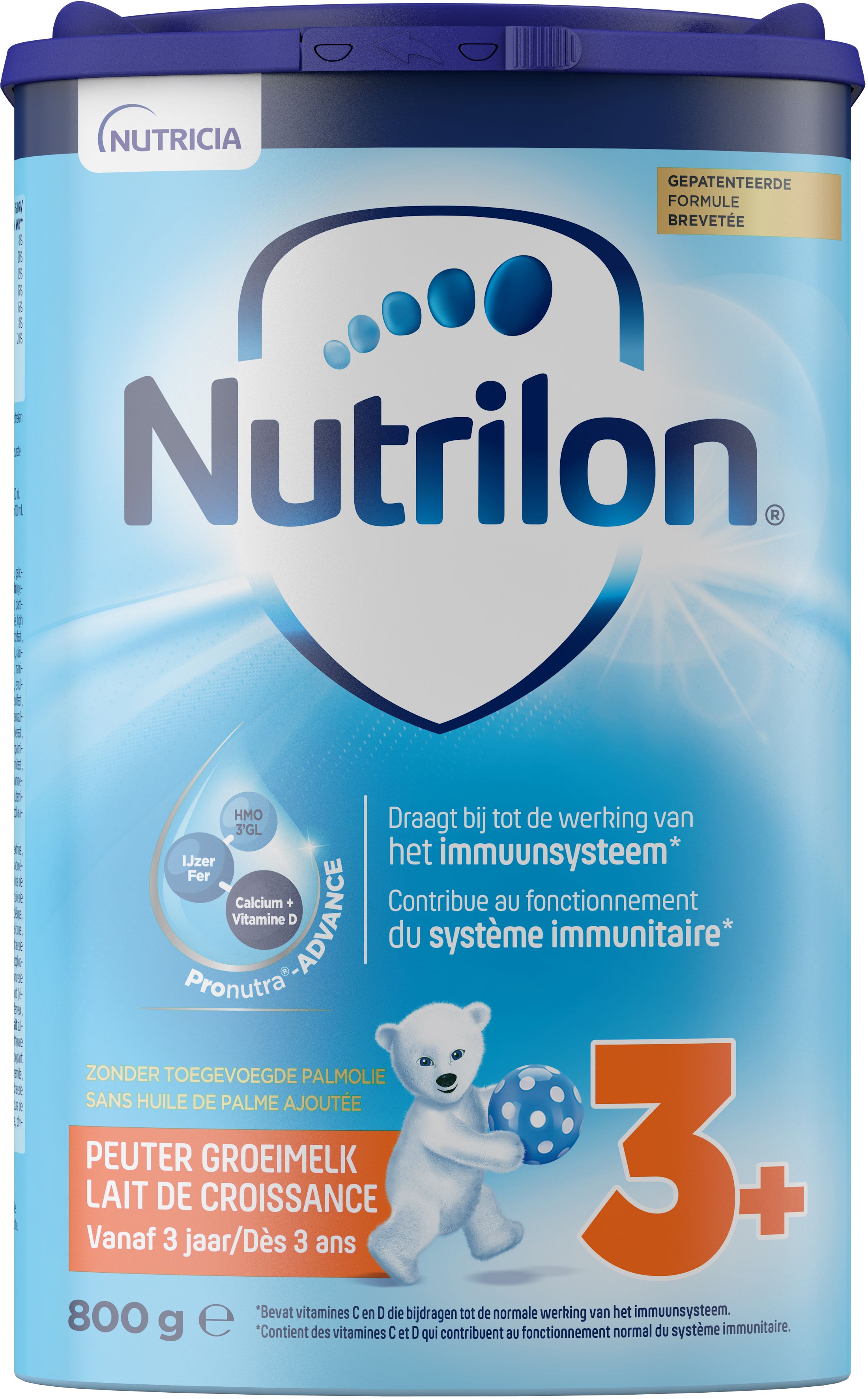 Nutrilon 3+ Lait De Croissance Enfant en Poudre dès 3 ans Boite 800g ...
