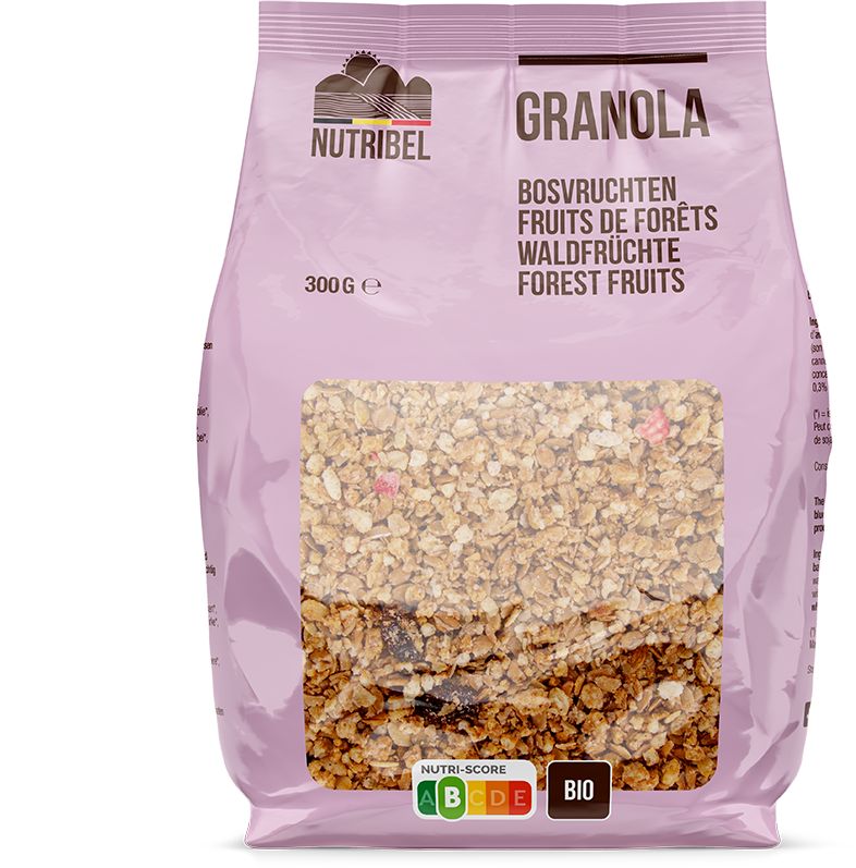 Nutribel Granola Fruits Des Bois Bio 300g | Parapharmacie en ligne ...