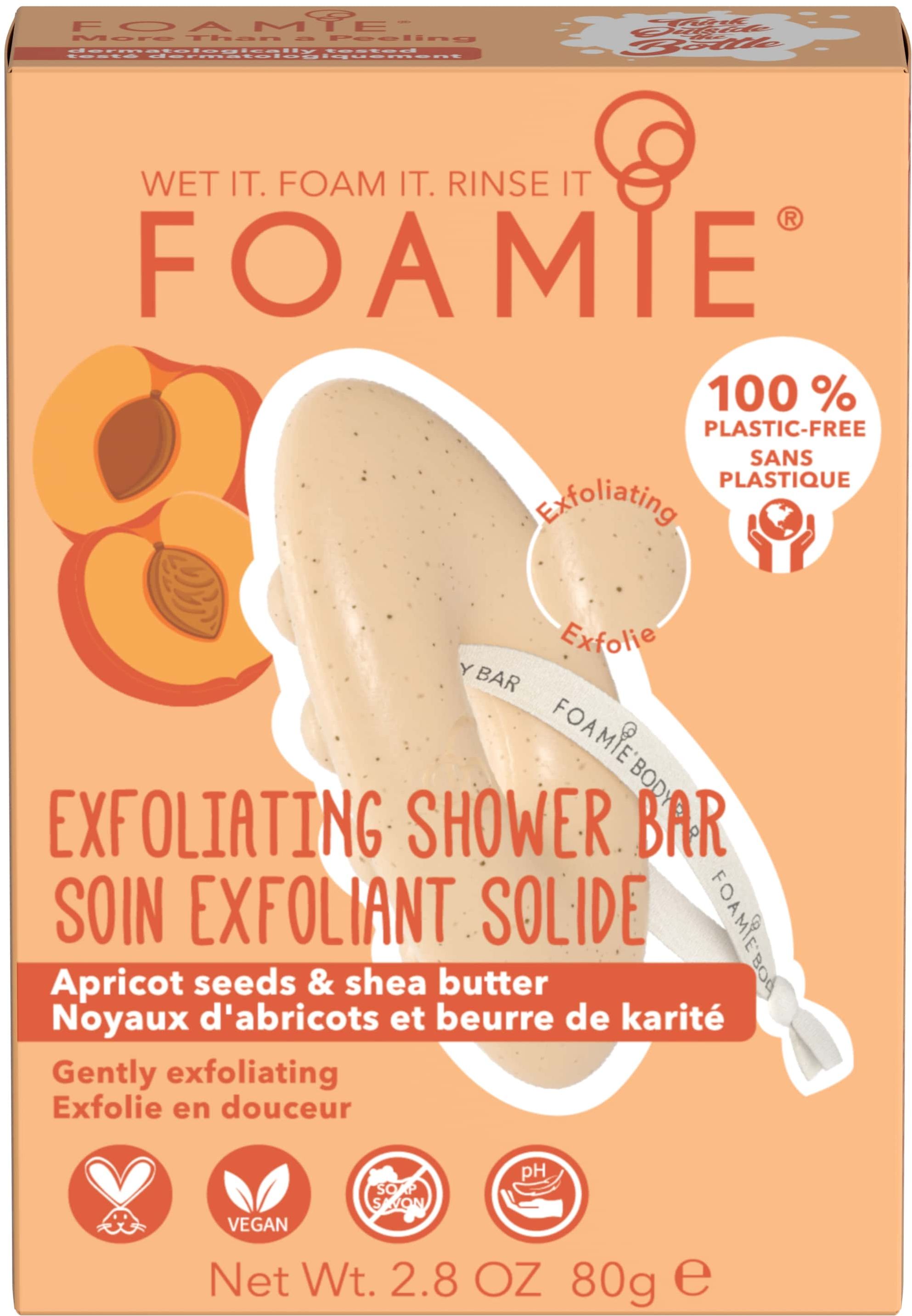 Foamie Exfoliating Shower Body Bar Solide Abricots 80g - Bain - Douche ...