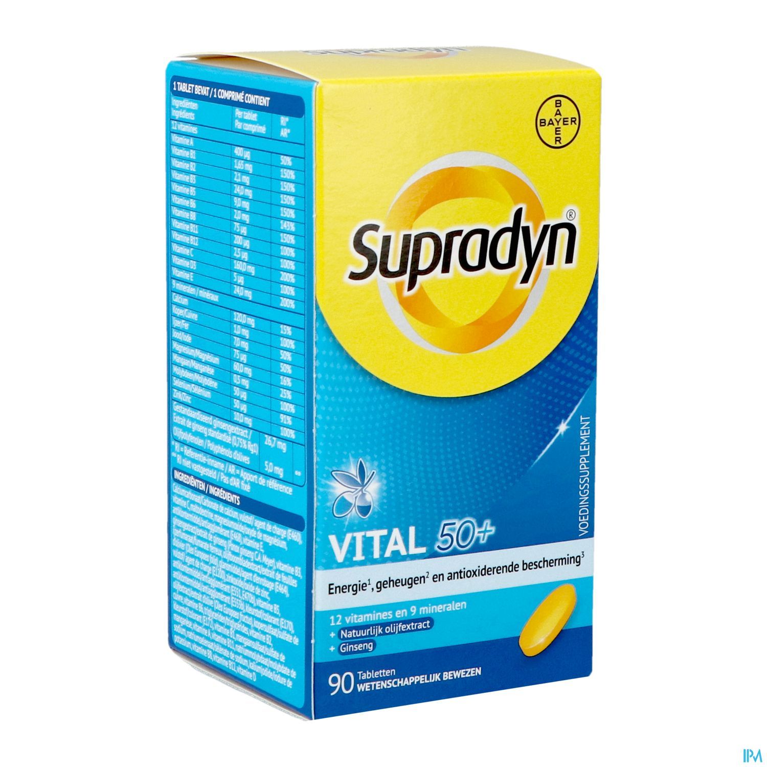 Supradyn Vital 50+ 90 Tabletten - Multivitaminen | Online parafarmacie ...
