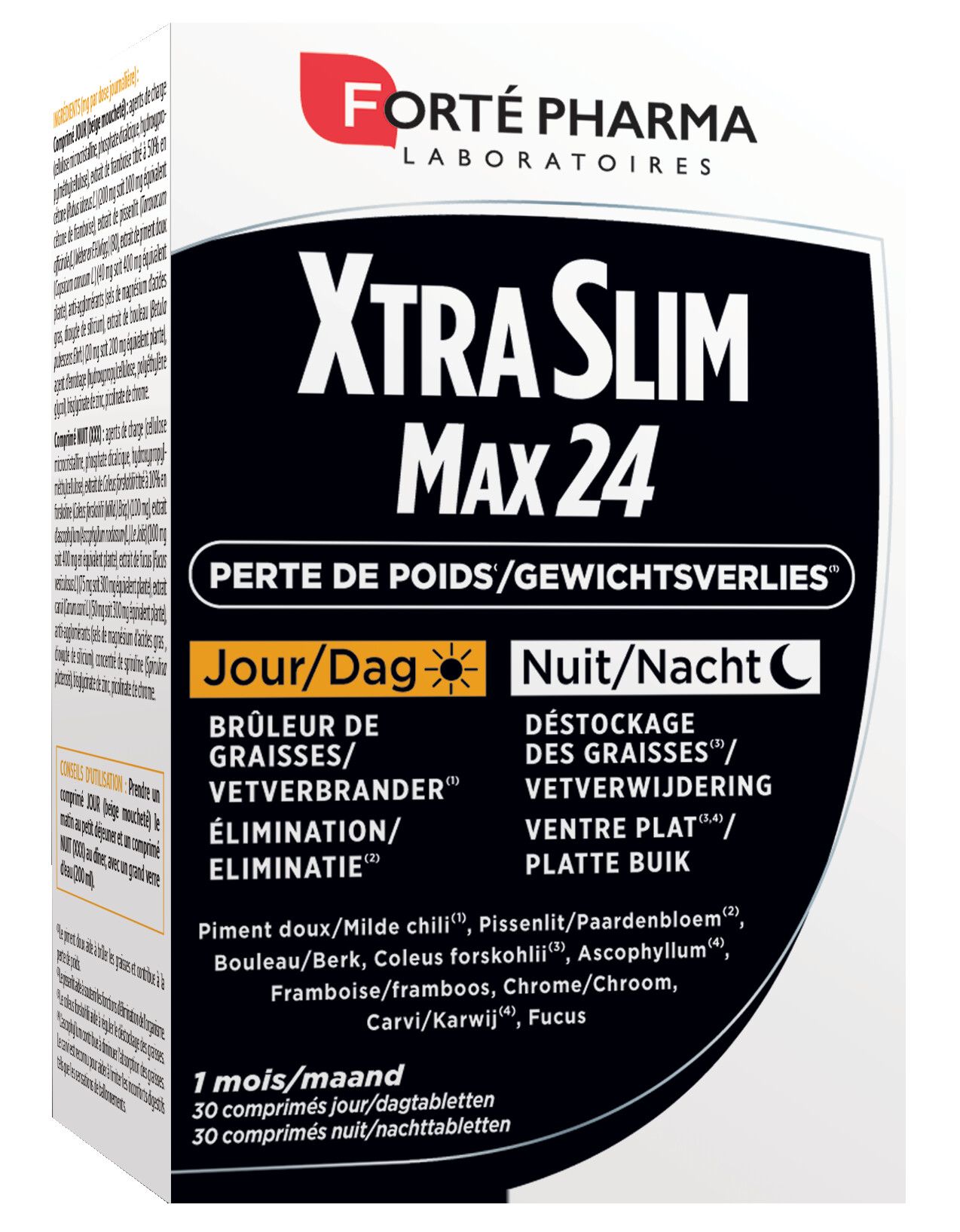Forté Pharma Xtraslim Max 24h 60 Comprimés - Minceur et perte de poids ...