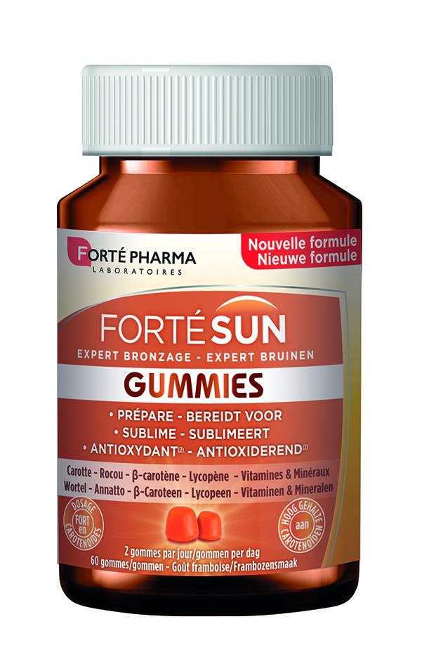 Forté Pharma Fortesun Expert Bronzage Gummies 60 - Crèmes solaires ...