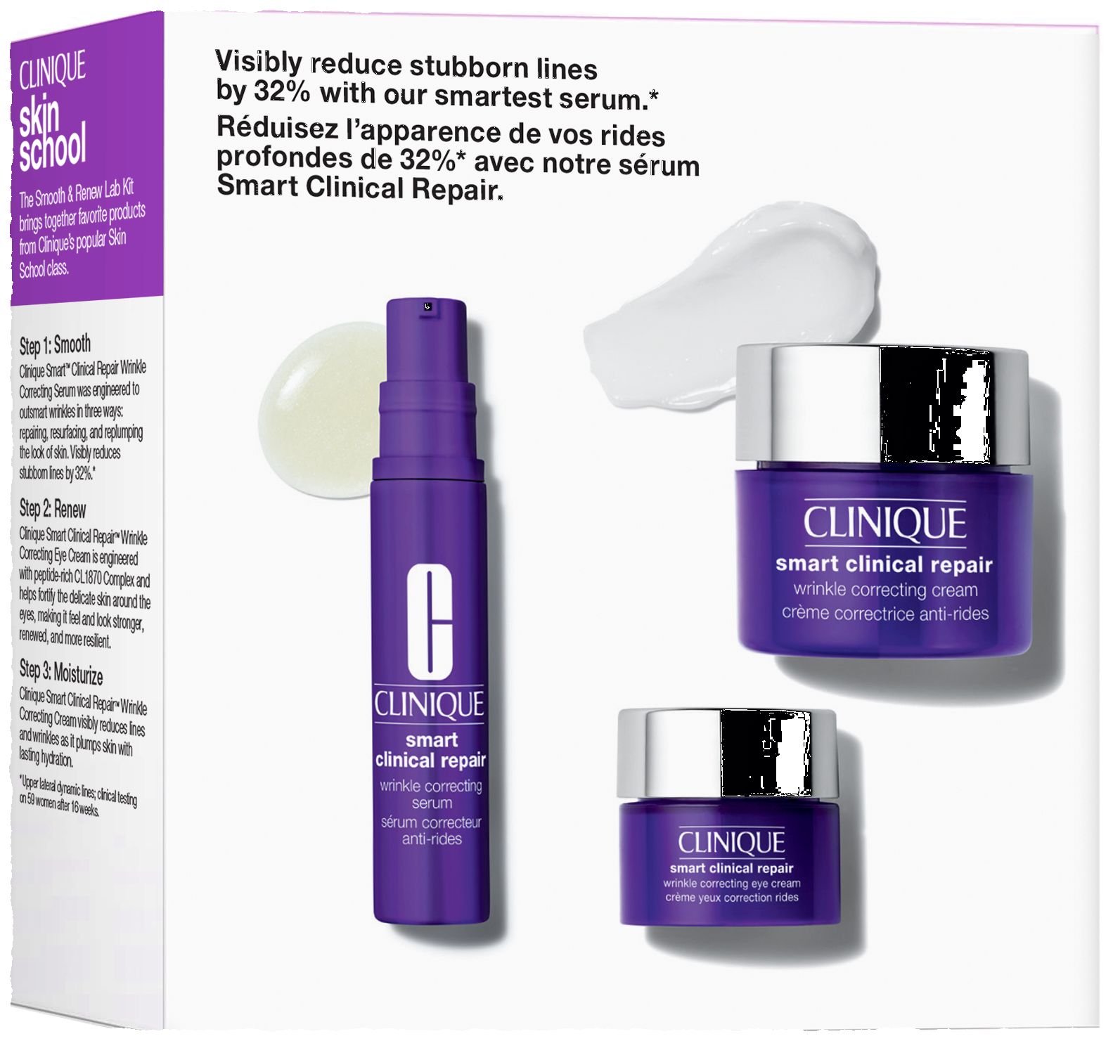 Clinique Mini Kit Smart 3 Producten | Online parafarmacie - Medi-Market
