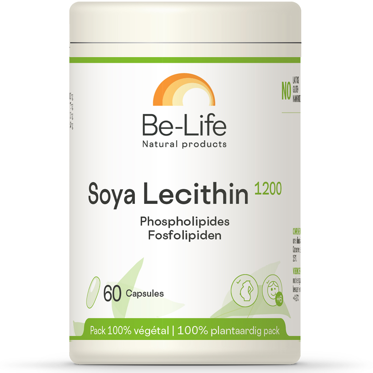 Be Life Soya Lecithin 1200 60 Gélules - Cholestérol | Parapharmacie en ...