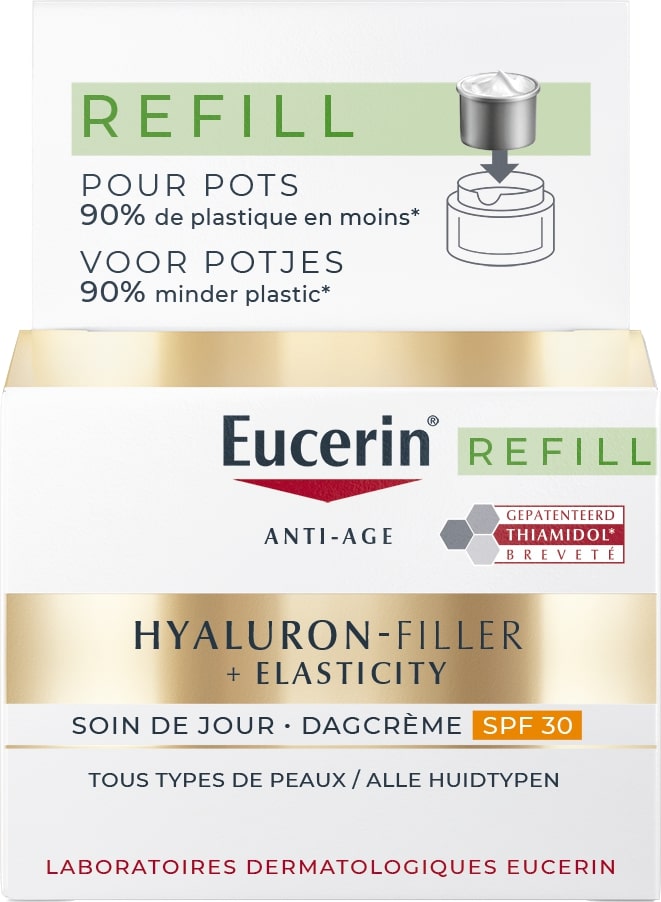 Eucerin Hyaluron-Filler + Elasticity Soin de Jour SPF30 Recharge 50ml - Produits solaires ...