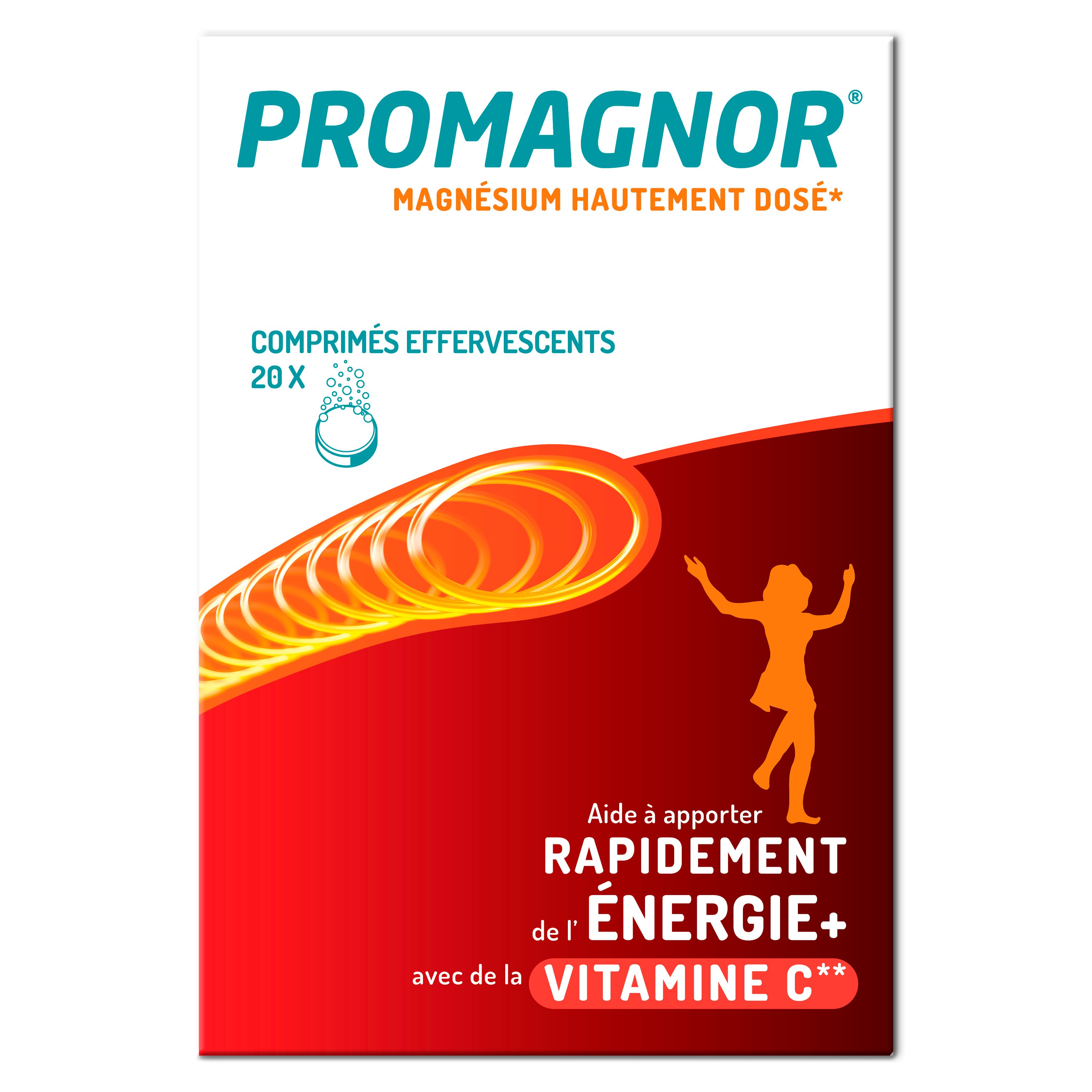 Promagnor Energy 20 Comprimés Effervescents - Magnésium | Parapharmacie ...