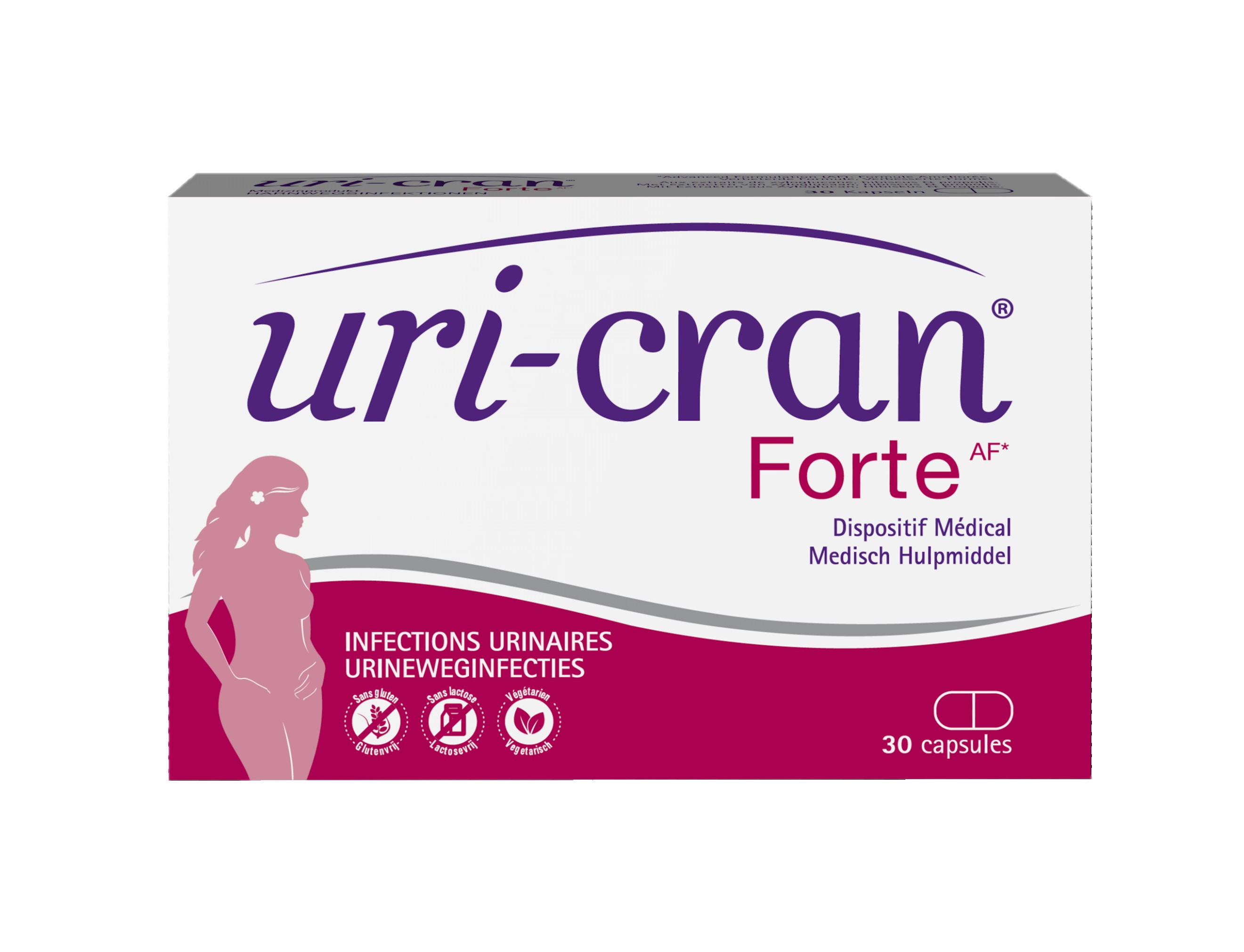 Uri-Cran Forte 30 Capsules - Urinair comfort | Online parafarmacie ...