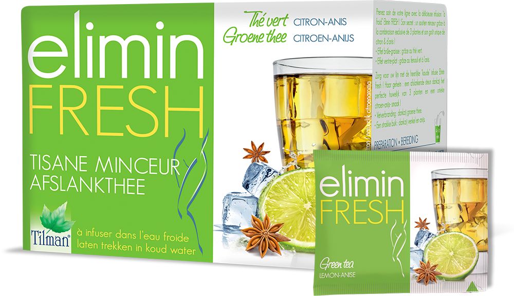 Elimin Fresh Tisane Minceur Citron-Anis 24 Sachets - Brûleurs de ...